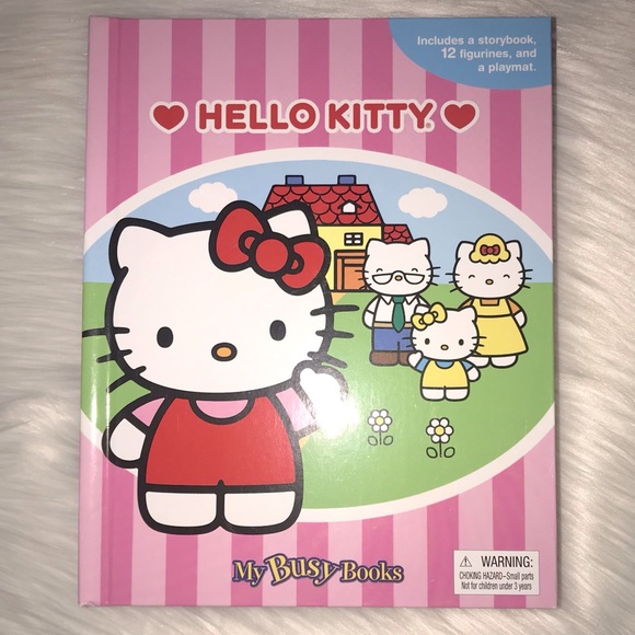 Toys | New Hello Kitty My Busy Book With Playmat And 12 Figurines ...